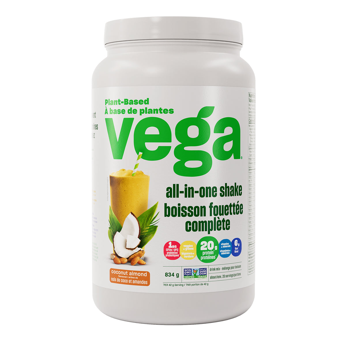 Vega One All-In-One Coconut Almond Nutritional Shake – Essence of Life ...