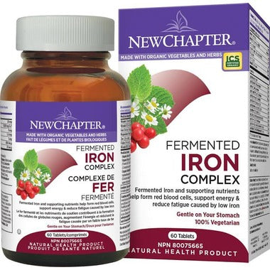 New Chapter Fermented Iron Complex – Essence of Life Organics
