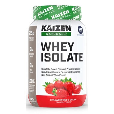 Kaizen Naturals Whey Isolate Protein Strawberries & Cream – Essence of ...