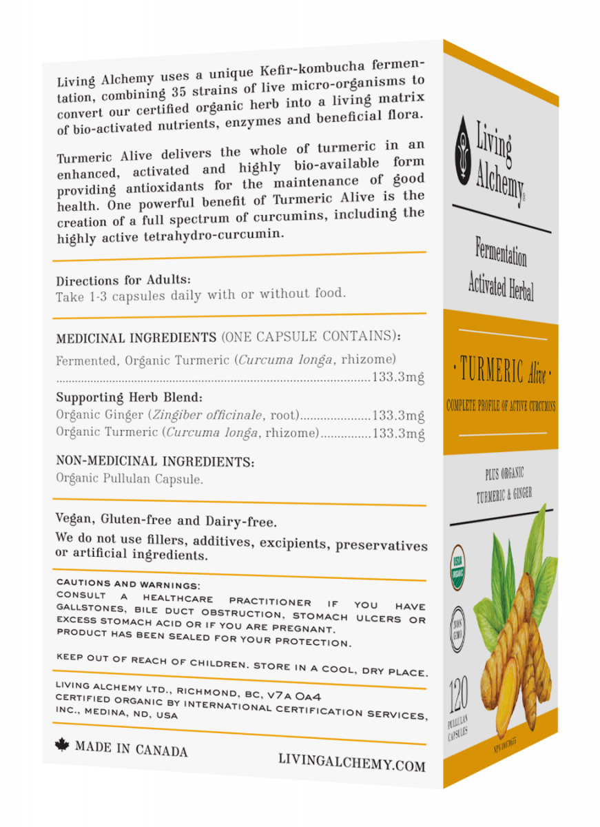 Living Alchemy Turmeric Alive – Essence of Life Organics