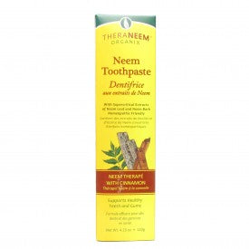 Theraneem Neem Toothpaste Cinnamon 120g – Essence of Life Organics